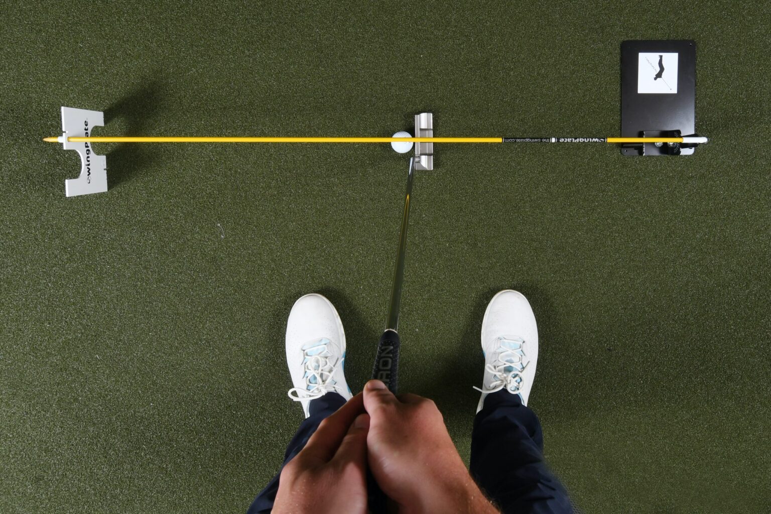 The Swing Plate Putting Gate | Golf Putting Accuracy Trainer
